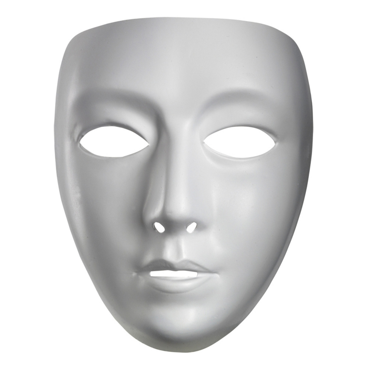 White Female Blank Mask The Costume Shoppe White Female Blank Mask The Costume Shoppe