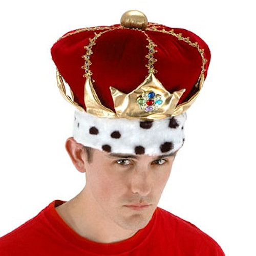 Royal Red King Hat - The Costume Shoppe