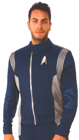 Star Trek Sciences Spock Blue Shirt - The Costume Shoppe