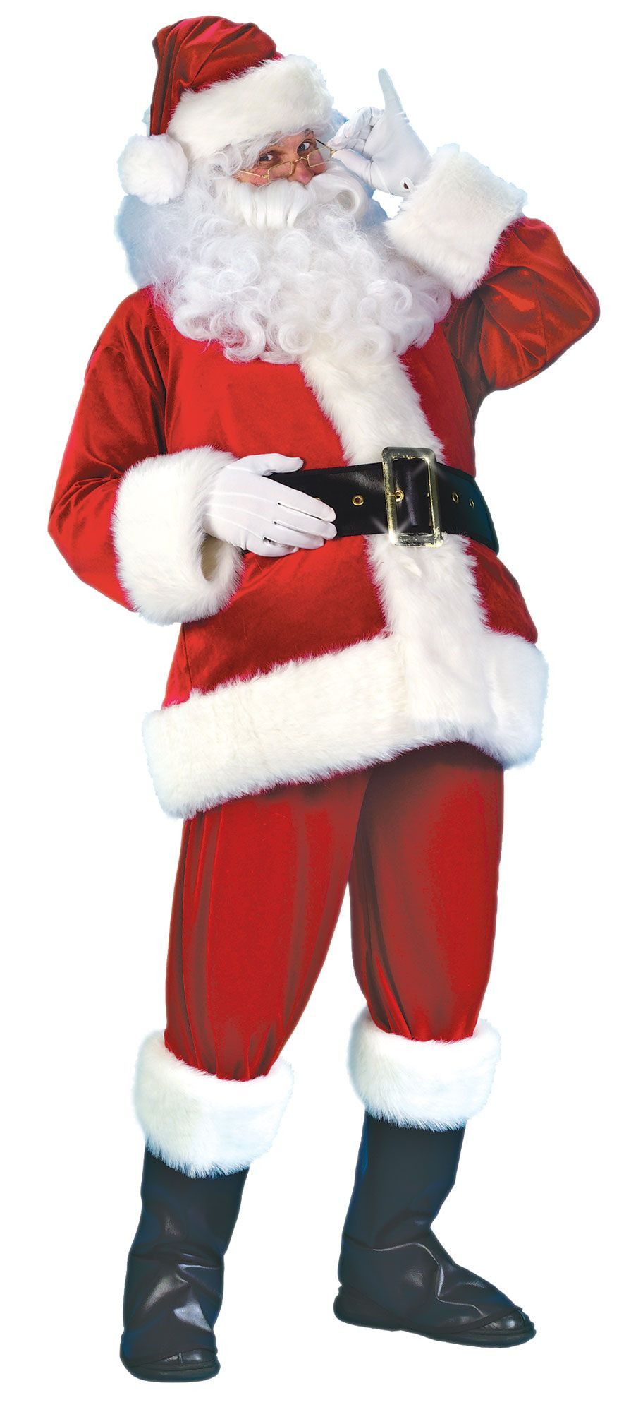 Super Deluxe Professional Velvet Santa Suit