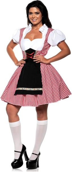 Yellow German Oktoberfest Dirndl Costume - The Costume Shoppe