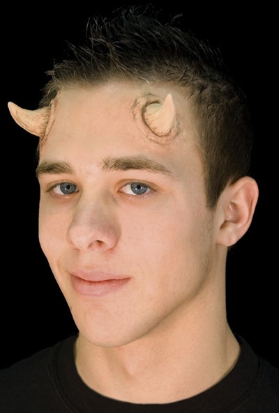 Small Universal Devil Horns Latex Appliance | Woochie | Applications ...