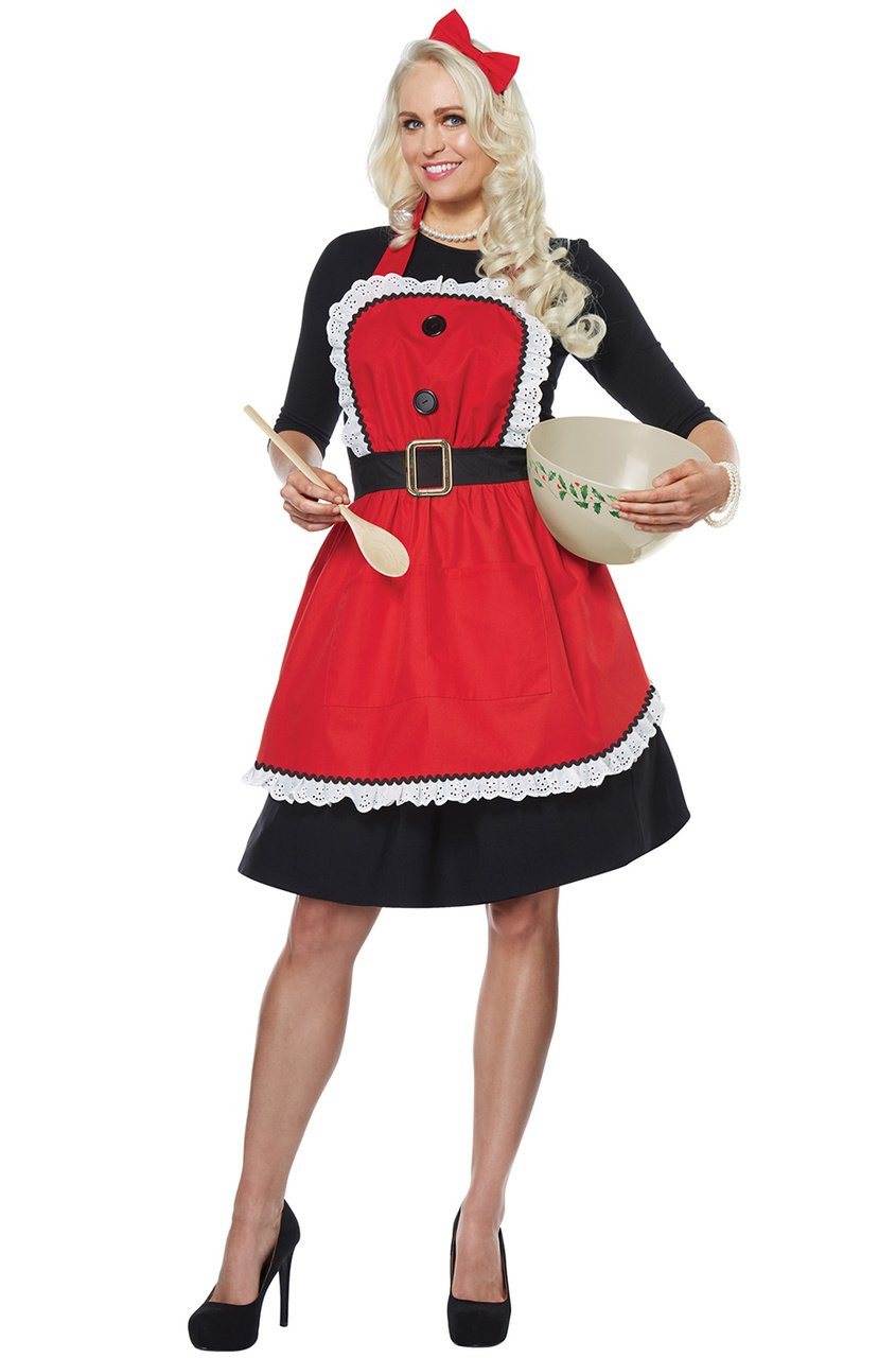 Traditional Ruffled Mrs. Claus | Christmas | Womens Costumes - The ...