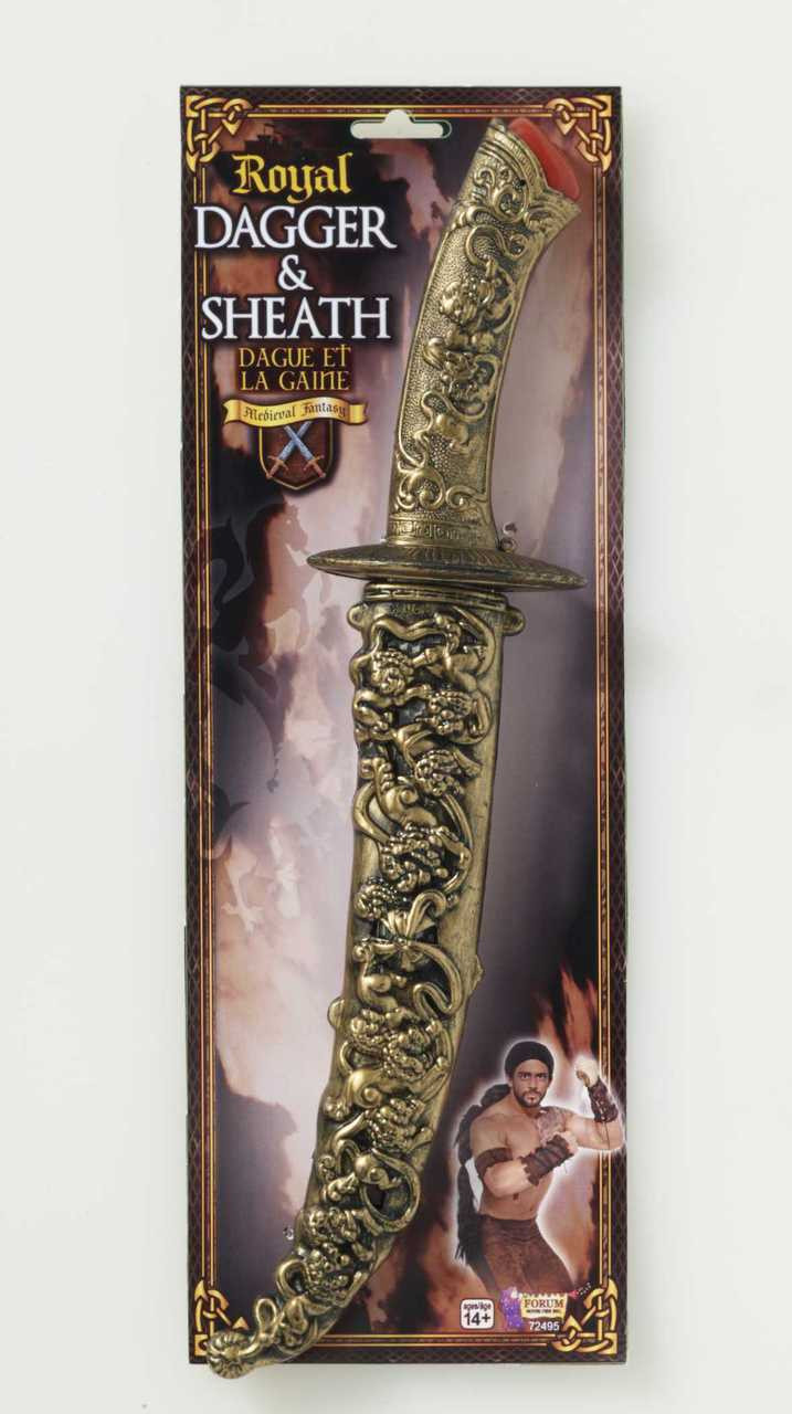 Medieval Fantasy Royal Dagger and Sheath - The Costume Shoppe