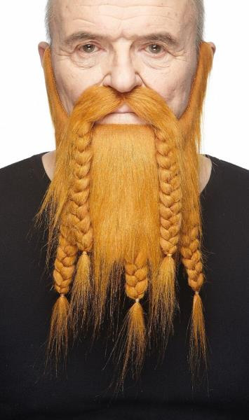 Viking Dwarf Moustache and Beard | Ginger | Makeup and Facial Hair ...