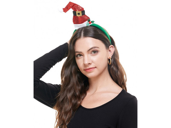 Springy Santa Headband | Christmas and Seasonal | Hats and Headpieces ...