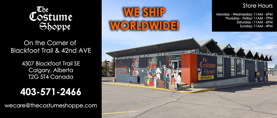 The Costume Shoppe | Canada's Costume Store | Shop Online!