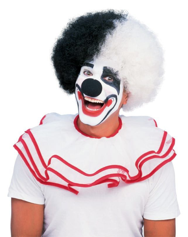 White Clown Afro Halloween Wig | The Costume Shoppe | Wigs Calgary