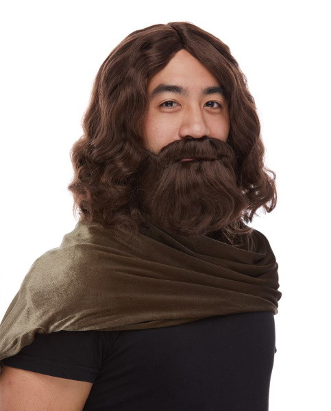Jesus Wig and Beard Set | Christmas and Seasonal | Wigs - The Costume ...