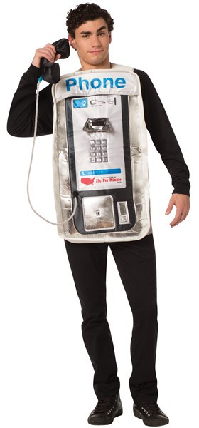 Old School Pay Phone Costume | Novelty | Mens Costumes - The Costume Shoppe