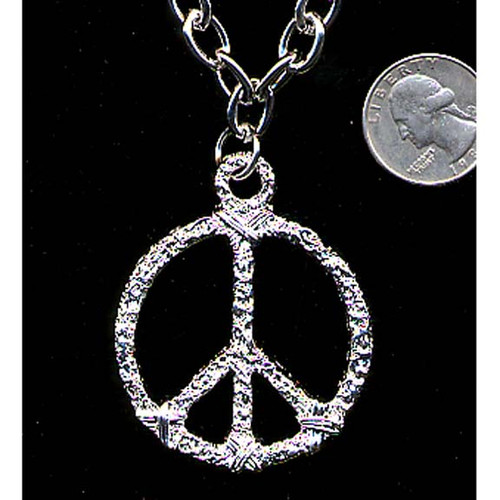 Metal Silver Peace Sign Costume Pieces & Kits - The Costume Shoppe