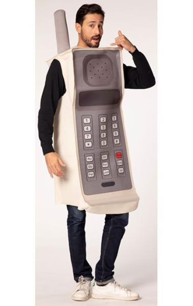 80s Retro Brick Cell Phone Costume | 1980s | Mens Costumes - The ...