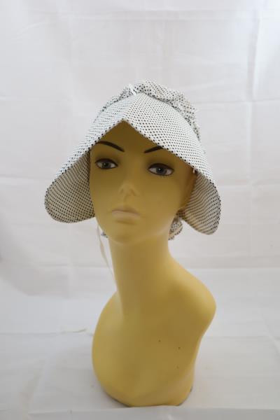 Bonnet White Polka Dots | Prairie and Frontier | Hats and Headpieces ...