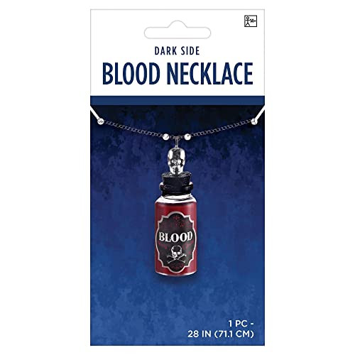 Blood Vial Necklace | Halloween | Accessories - The Costume Shoppe