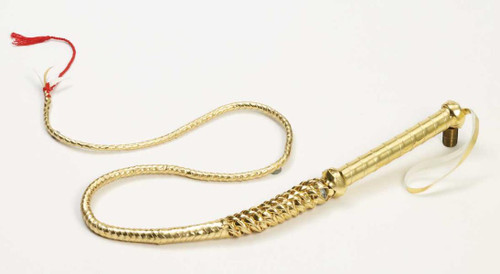 Whip 4' Gold | Festivals | Props & Play Weapons - The Costume Shoppe