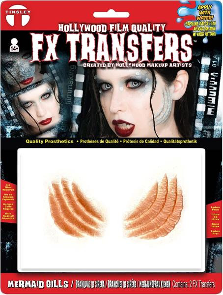 Mermaid Gills 3D Water Applied FX Transfer | Tinsley | Applications and ...