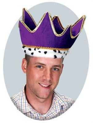 Plush Royal PPL Crown - The Costume Shoppe