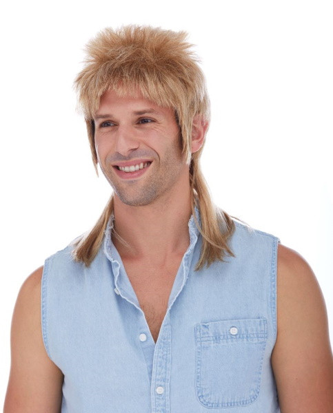 80s Honey Blonde Mullet Wig | 1980s | Decade Wigs - The Costume Shoppe