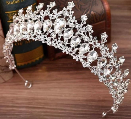 Silver Floral Crown | Royalty - The Costume Shoppe