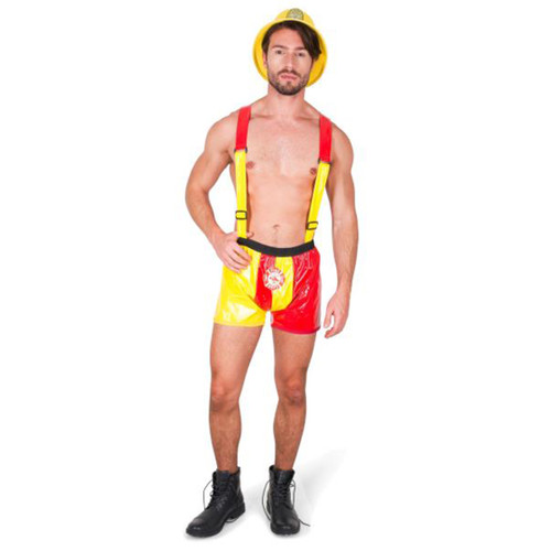 Hot Stuff Sexy Fireman Costume Jobs Mens Costumes The Costume Shoppe