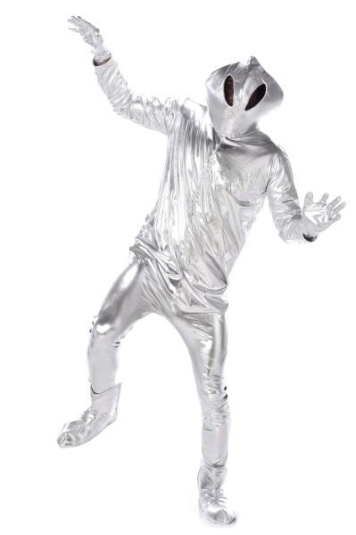 Chrome Outer Space Alien Costume | Science Fiction | Aliens | Mens ...