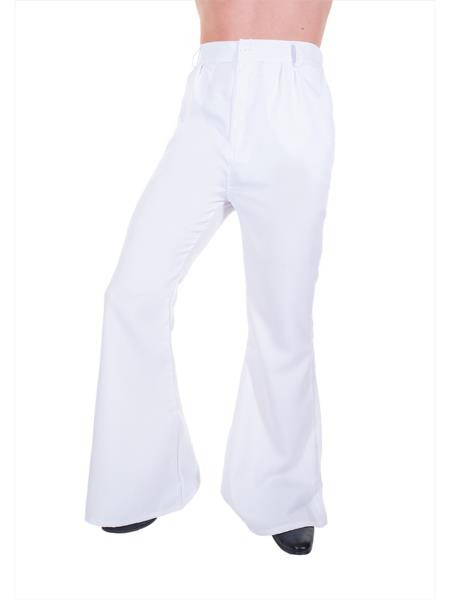 70s Mens White Flare Disco Pants | 1970s | Costume Pieces - The Costume ...