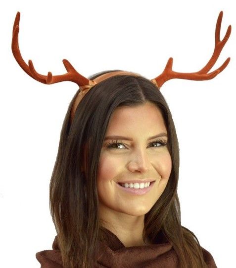 Brown Antlers | Animals and Insects | Hats and Headpieces - The Costume ...