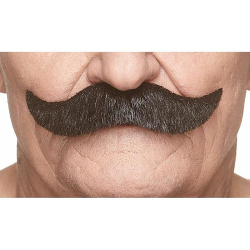 Vaudeville Mustache | Shiny Black | European Moustaches | Applications ...
