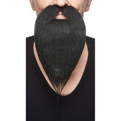 Long Mustache and Beard Black | Theatrical Facial Hair | Makeup - The ...