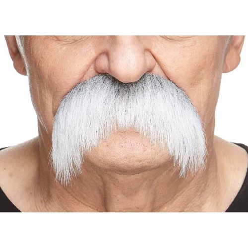 Western Sheriff Moustache | Grey and White | Makeup and Facial Hair ...