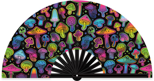 Psychedelic Clacker Fan | Festivals | Accessories - The Costume Shoppe