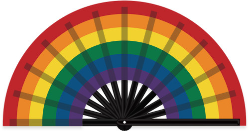 Rainbow Clacker Fan | Pride | Accessories - The Costume Shoppe