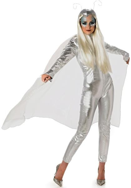 Alien Silver Jumpsuit | Aliens | Womens Costumes - The Costume Shoppe