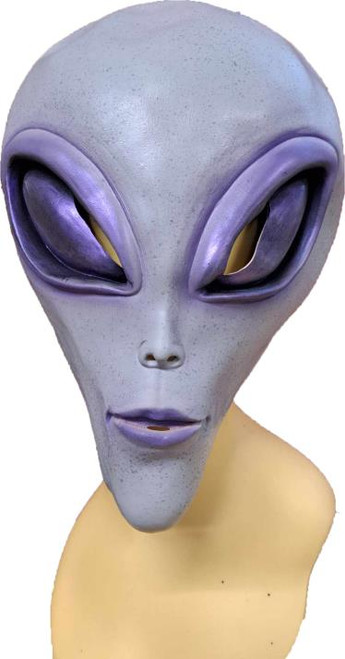 Grey and Purple Alien Latex Mask | Aliens | Sci-Fi Masks - The Costume ...