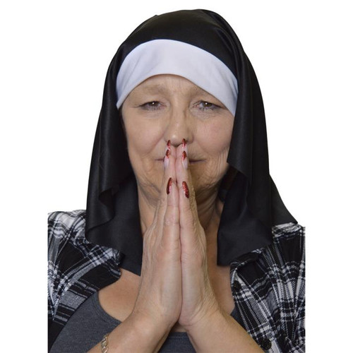 Nun Habit Head Bonnet | Religious Head Coverings | Hats and Headpieces ...