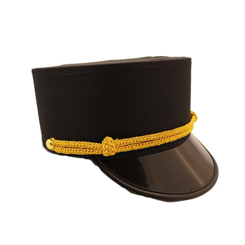 Black Bellhop Hat | Uniform Hats | Hats and Headpieces - The Costume Shoppe