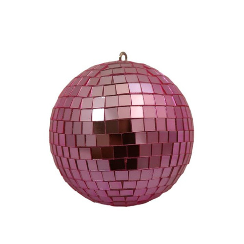4-inch Pink Disco Ball | 80s | Decor - The Costume Shoppe