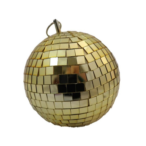 6-inch Gold Disco Ball | 70s | Decor - The Costume Shoppe