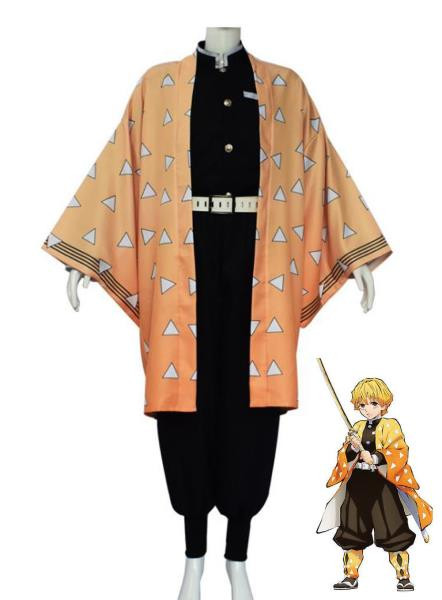 Demon Slayer Zenitsu Agatsuma Kimono Costume | Demon Slayer | Childrens ...