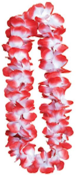 Thick Red Two-Tone Hawaiian Lei | Hawaiian | Accessories - The Costume ...