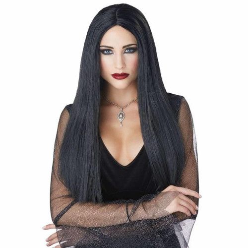 Gothic Matriarch Wig | Black | Adams Family | Wigs - The Costume Shoppe
