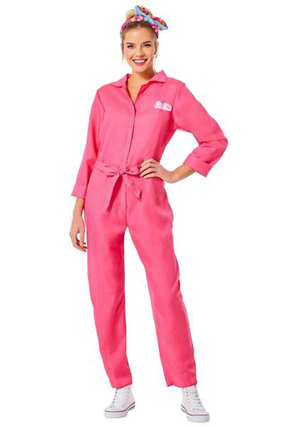 Barbie Pink Coveralls | Barbie | Womens Costumes - The Costume Shoppe