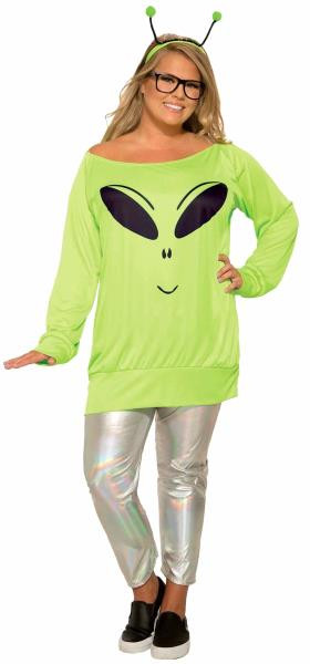 Spaced Out Plus | Aliens | Womens Plus Costumes - The Costume Shoppe