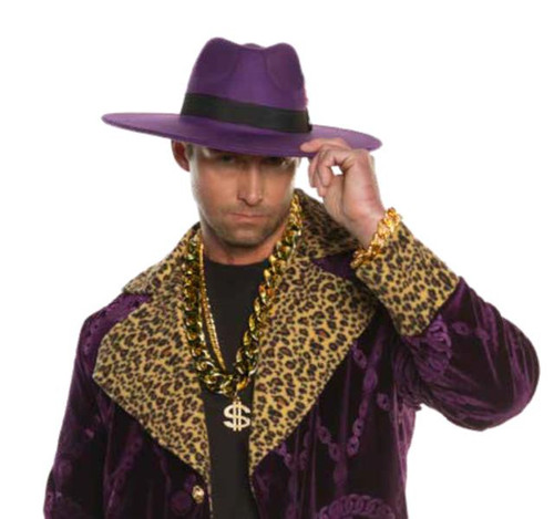 70s Pimp Accessory Kit Purple | 1970s | Costume Kits - The Costume Shoppe