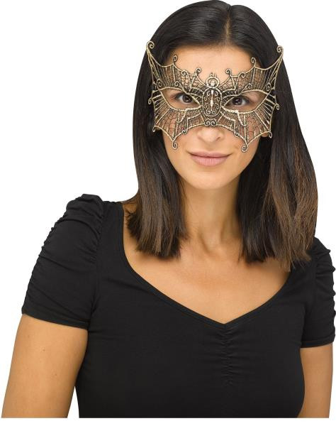 Gold Bat Gothic Lace Masquerade Mask | Gothic | Masquerade Masks - The ...