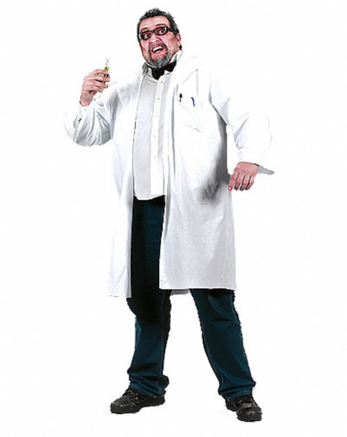 Mad Scientist/Doctor Lab Coat Costume - XL - The Costume Shoppe