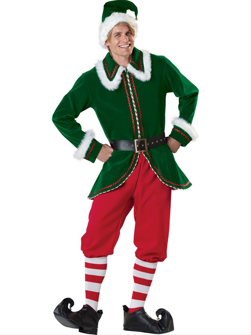 Deluxe Santa's Elf Holiday Costume - The Costume Shoppe