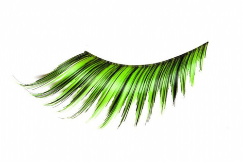Lime Green Eyelashes | Garland | Applications and Prosthetics - The ...