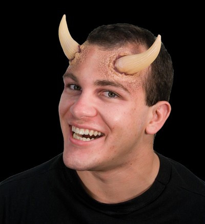 Large Universal Devil Horns Latex Appliance | Woochie | Applications ...