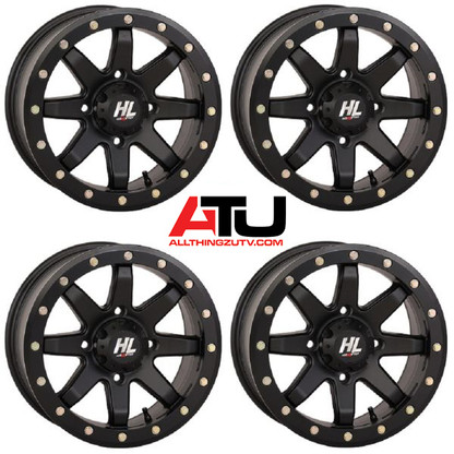 High Lifter by STI HL9 Beadlock 14x7/14x10 Wheels Black Can-Am ...